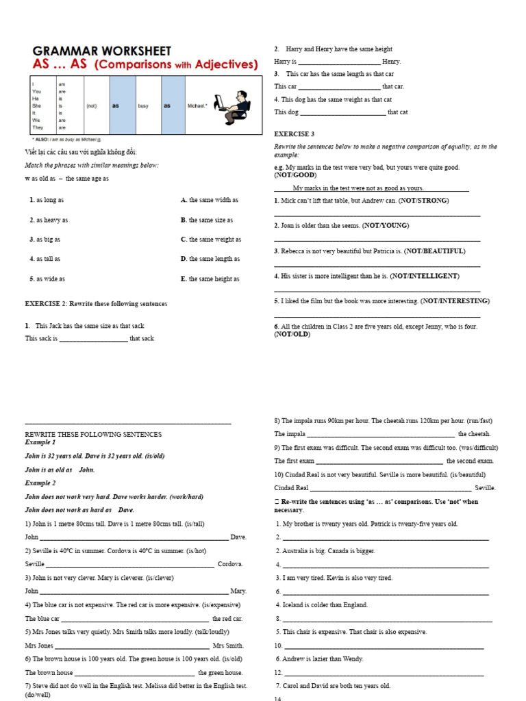Comparison of Equality | PDF | Foreign Language Studies