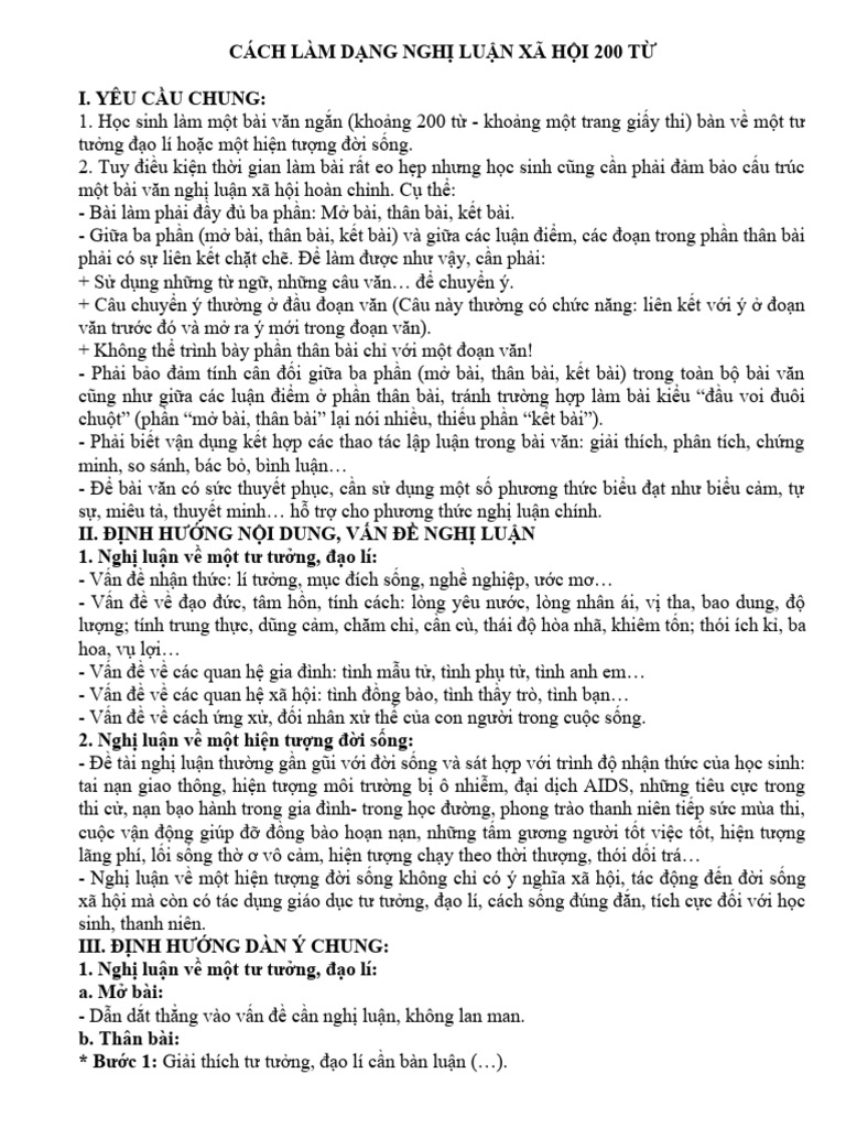 74 Doan Van Nghi Luan Xa Hoi 200 Chu | PDF