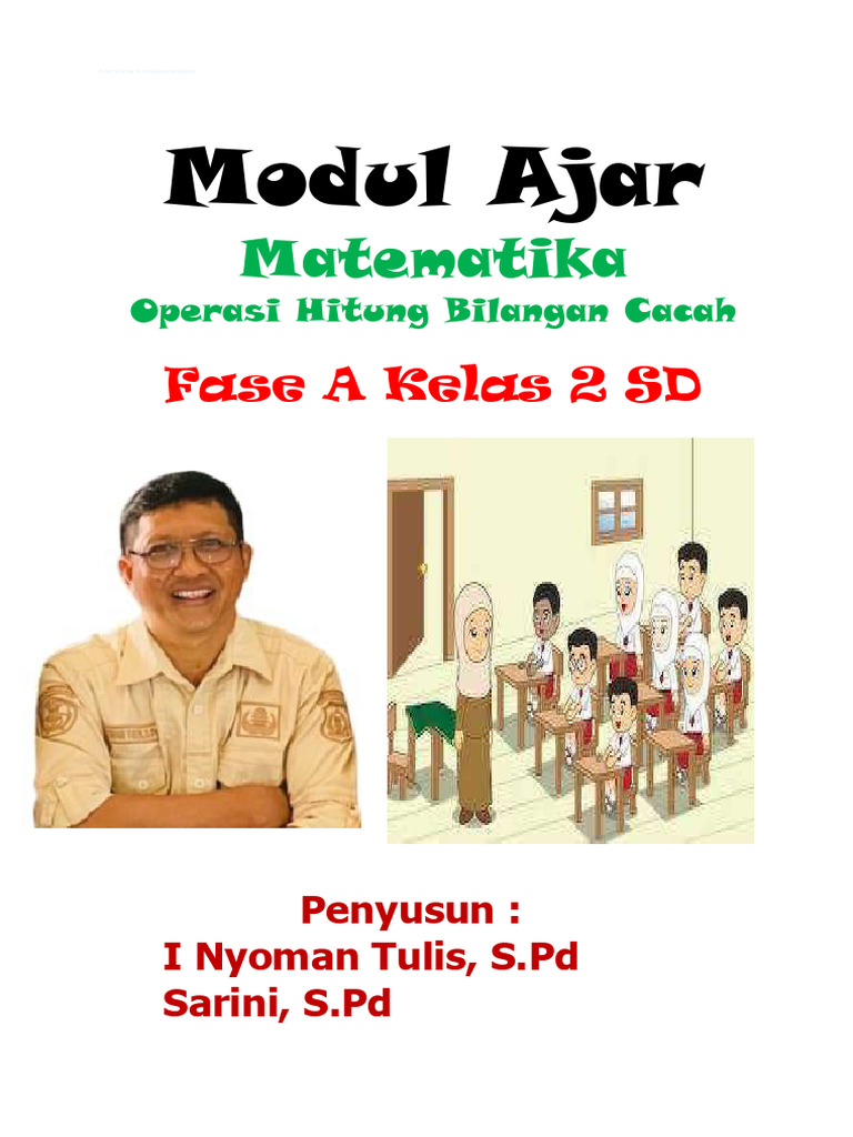 Modul Ajar Matematika Operasi Hitung Bilangan Cacah | PDF