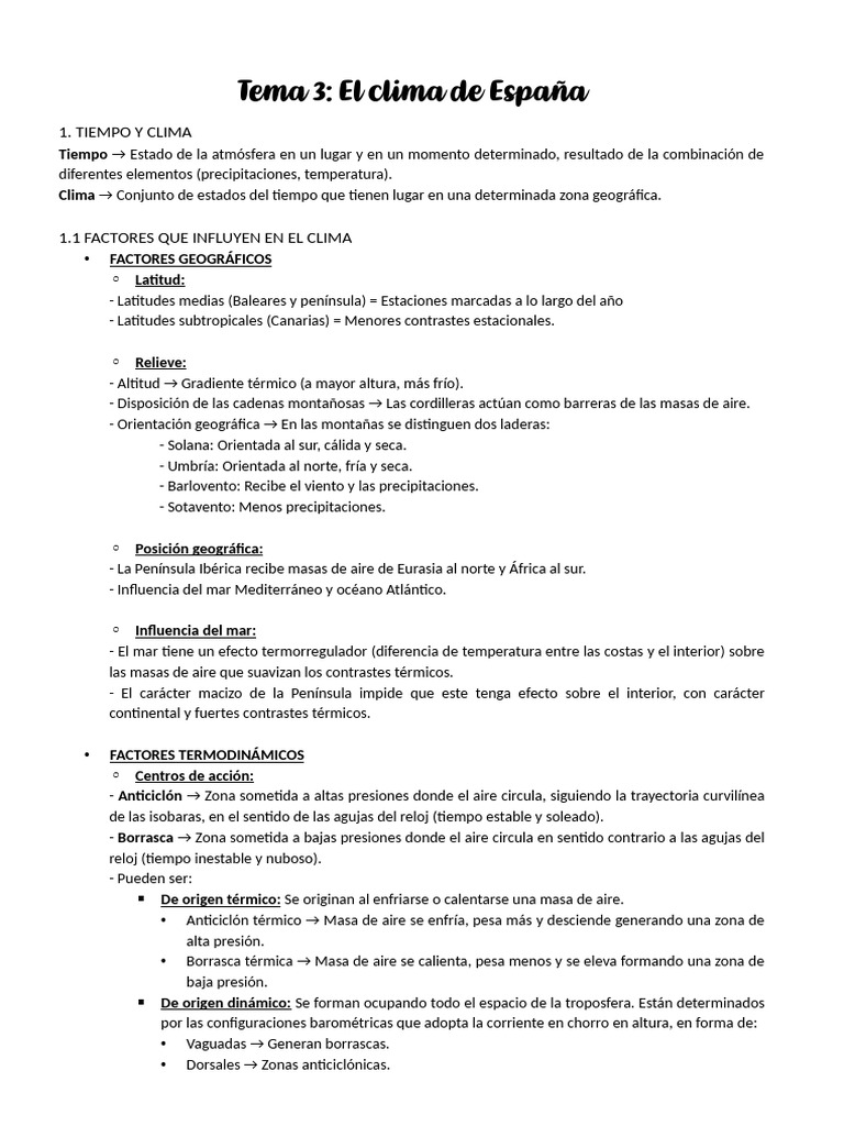 3 Clima | PDF | Clima | Herida