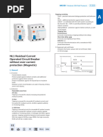 SI and A Class RCCB Overview | PDF | Alternating Current | Switch