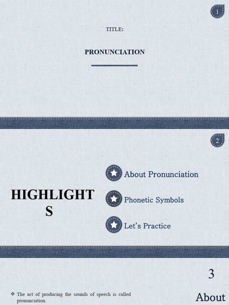 Pronunciation | PDF | Career & Growth | Language Arts & Discipline