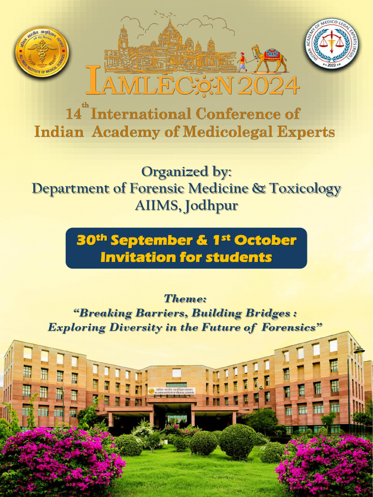 IAMLE 2024 Forensic Conference Invite | PDF | Forensic Science