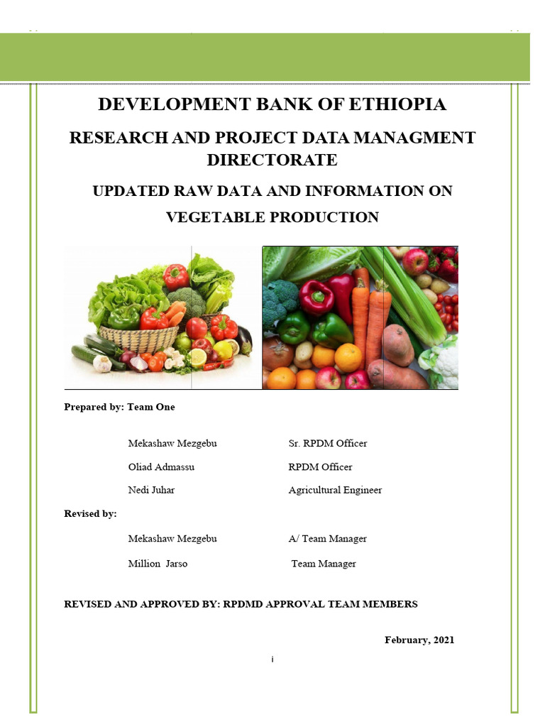 Final Updated Raw Data Vegitable Production 2021 for Print | Download ...