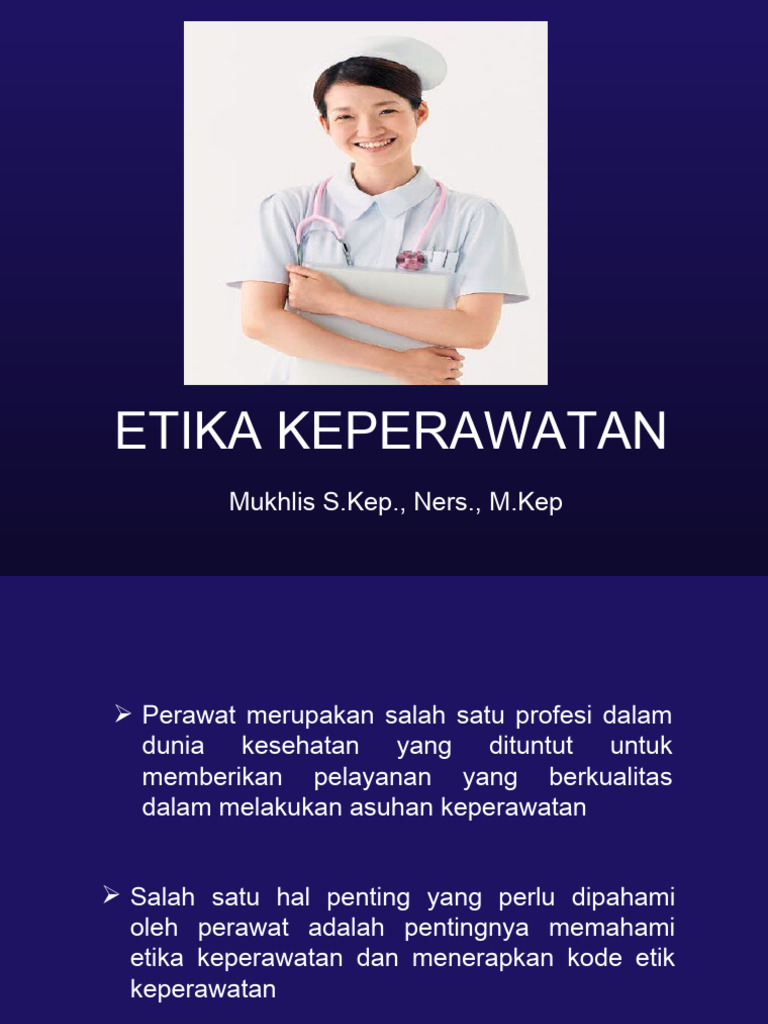 Kode Etik Keperawatan Indonesia | PDF