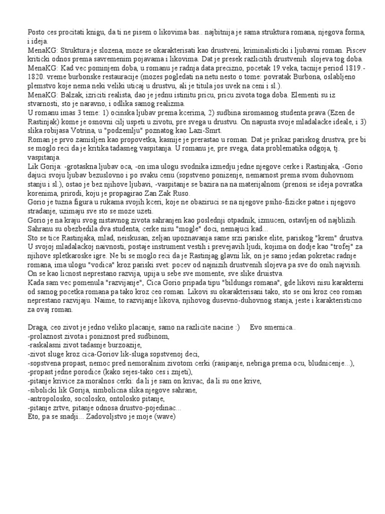 Cica Gorio - Mica | PDF