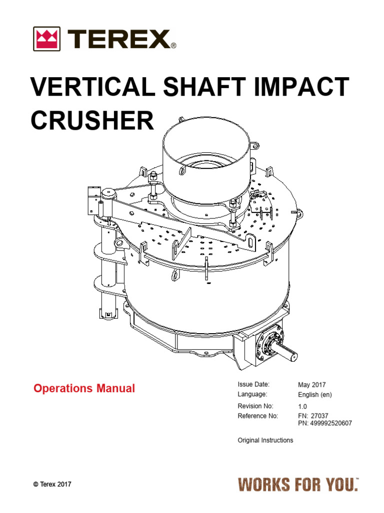 Crusher VSI Series O&M FN 27037 (En) | PDF | Safety | Personal ...
