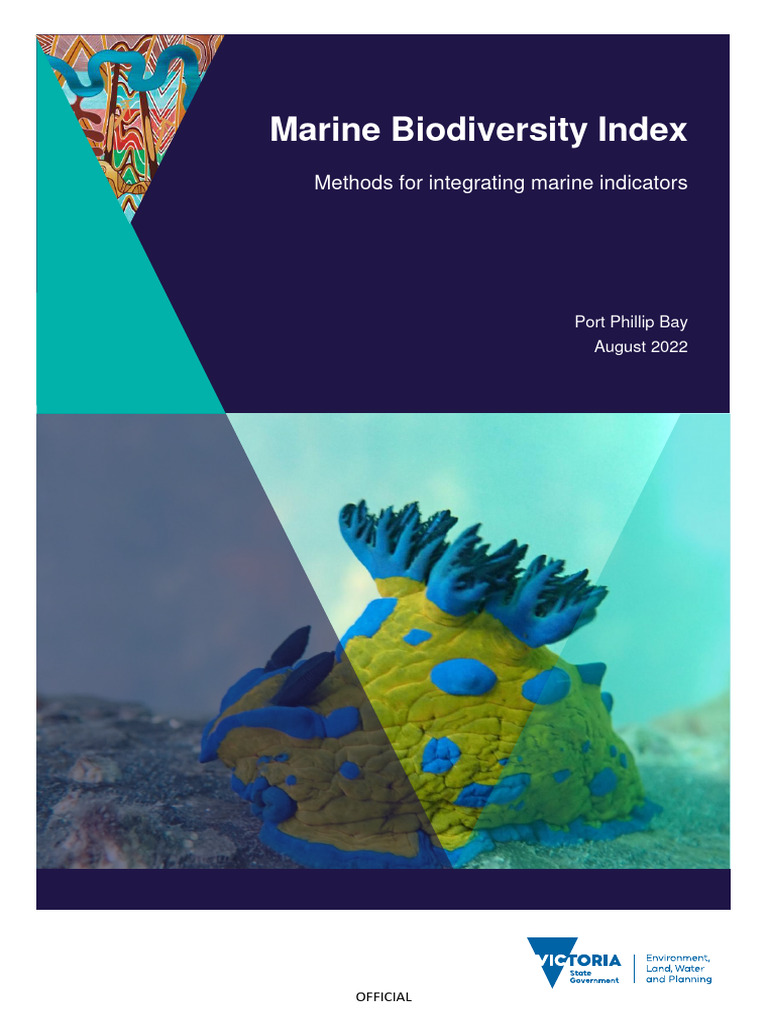 Marine Biodiversity Index August 2022 | PDF | Sustainability | Biodiversity
