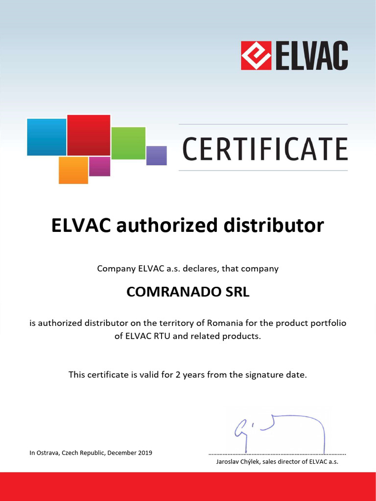 ELVAC 2019 Authorization Comranado | PDF | Business