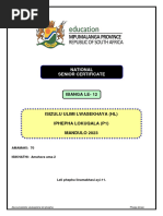Isixhosa Ulwimi Lwasekhaya (Fxh362s Amahlelo) | PDF