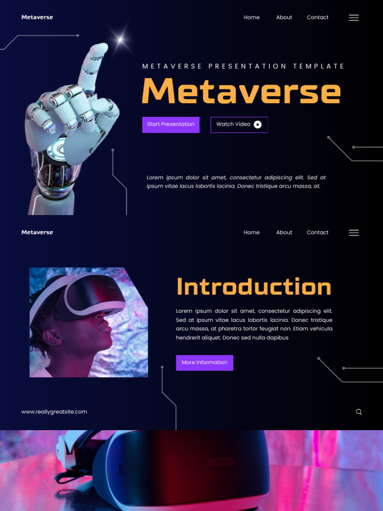 Metaverse Presentation Overview | PDF | Wellness