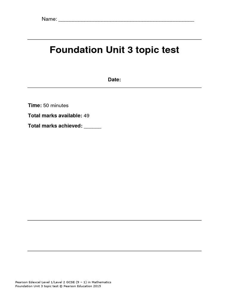03 Foundation-Drawing and Interpreting Graphs Tables and Charts-Topic ...