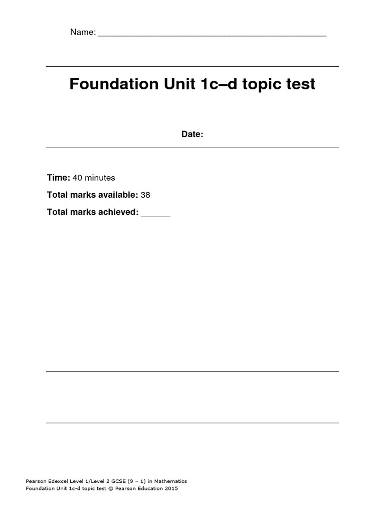 01cd Foundation-Indices, Factors Multiples-Topic-Test | PDF ...