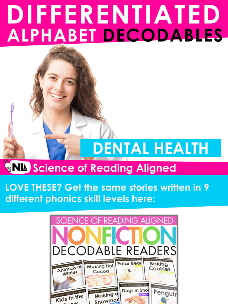 DentalHealthAlphabetAlphabetDecodableReaderScienceofReadingBooks 1 | PDF