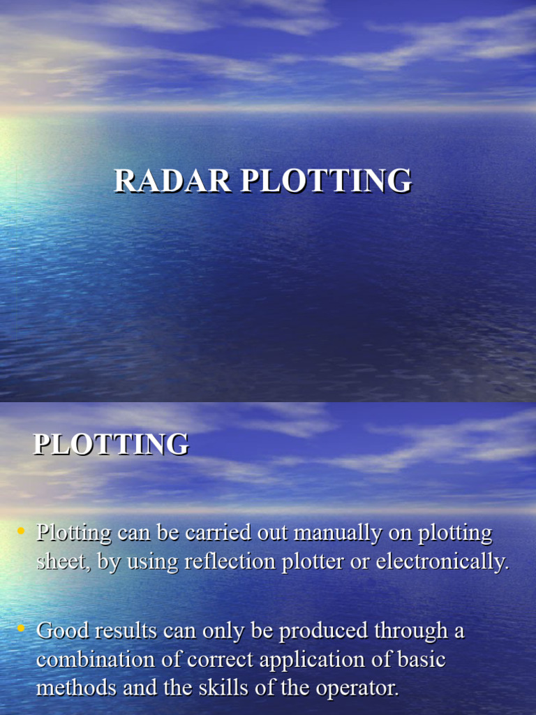 Radar Plotting Final | PDF | Radar