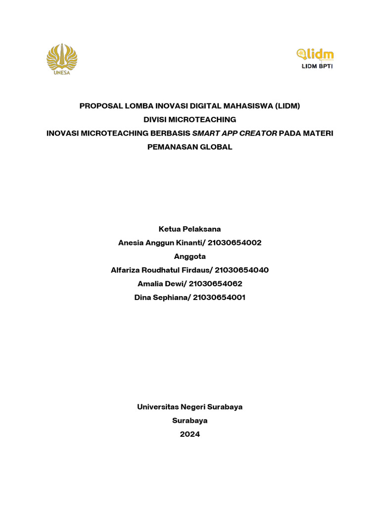 Inovasi Microteaching Pemanasan Global | PDF