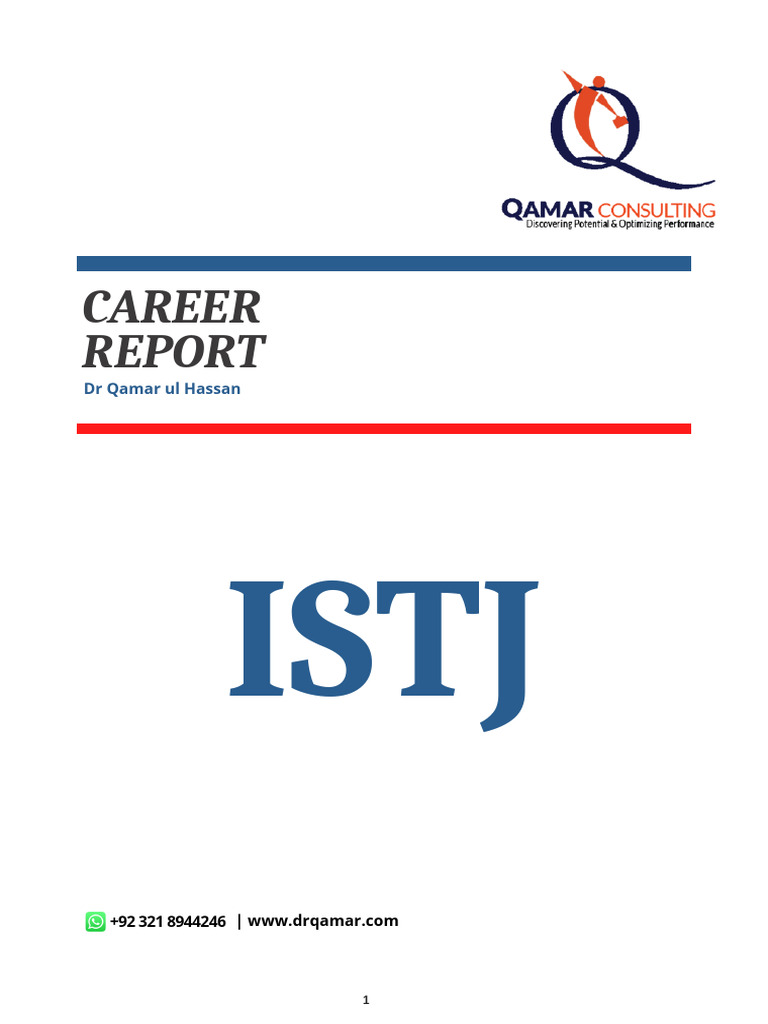 Istj Career Report | PDF | Insurance
