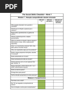 Socially Savvy Checklist | PDF | Emoções | Empatia
