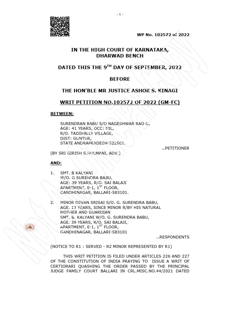 ORDER | PDF | Writ | Separation Of Powers