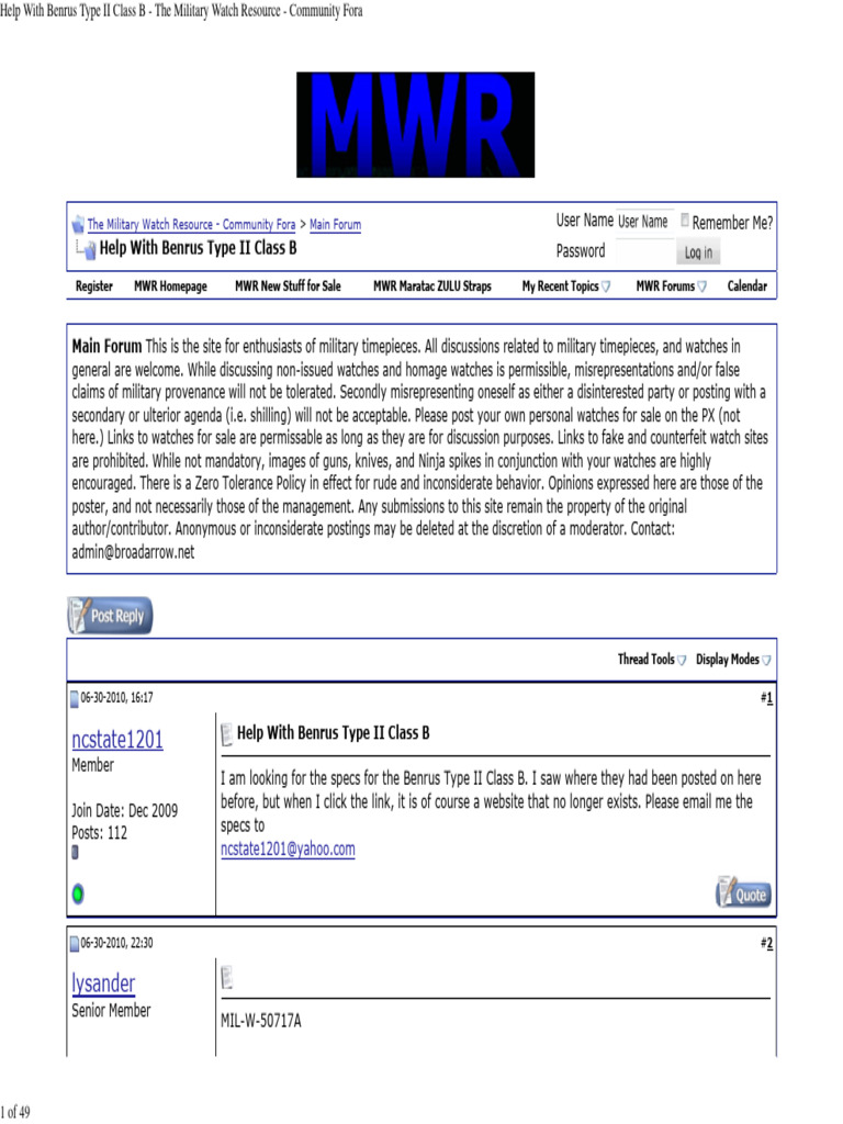 Benrus Manual | PDF | Paint | Specification (Technical Standard)