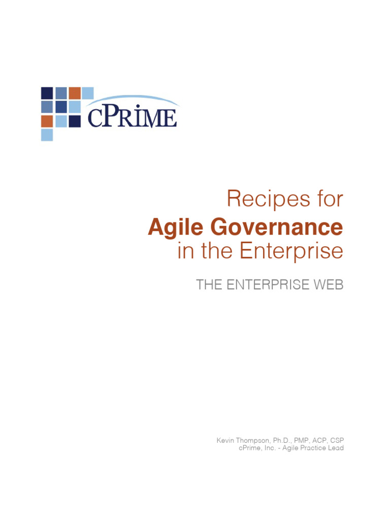 CPrime RAGE Recipes for Agile Governance in the Enterprise | Download ...