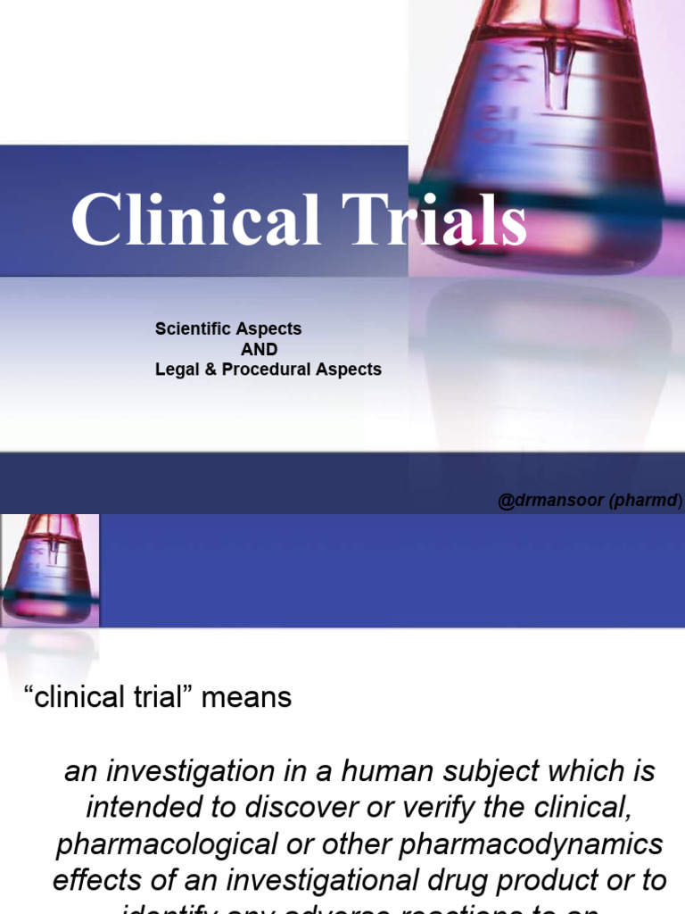Clinical Trials: Phases and Regulations | PDF | Clinical Trial | Phases ...