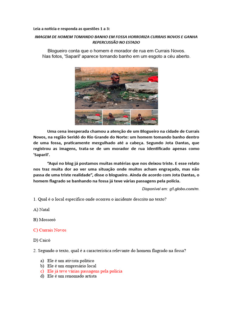 Eja 6 7 Simulado II Unidade Português | PDF