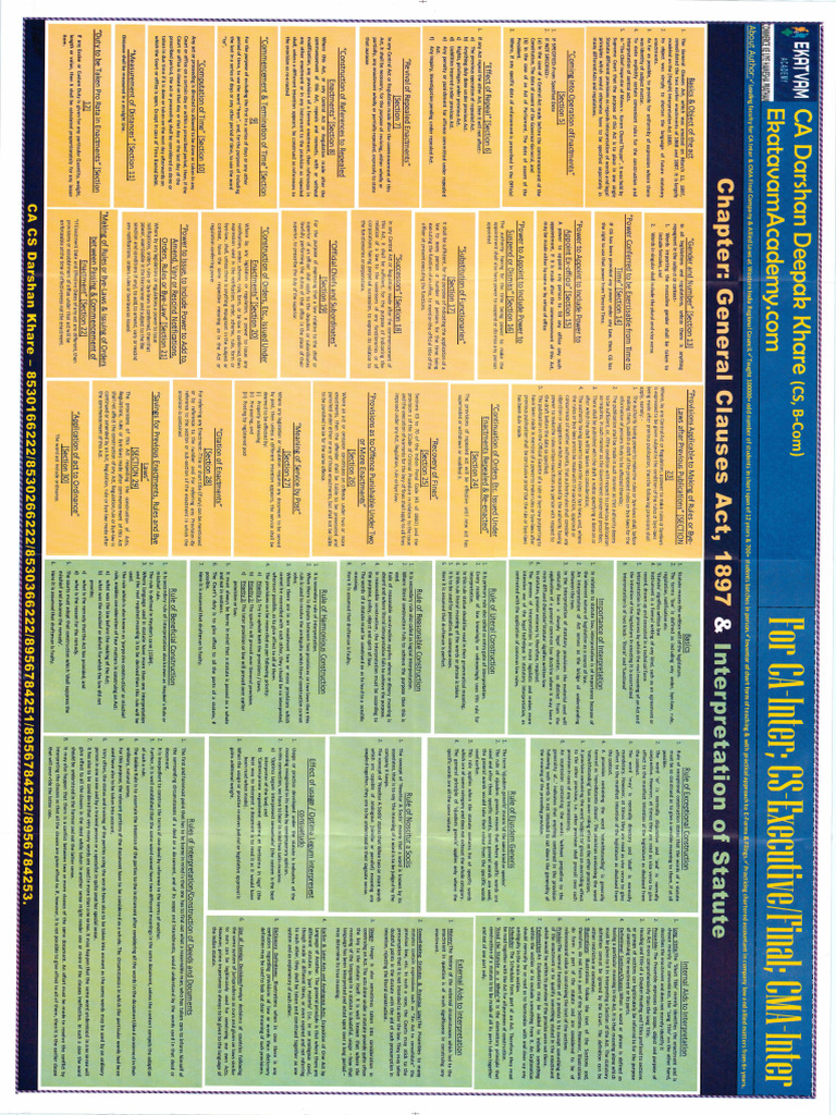 Chart For Other Law | PDF