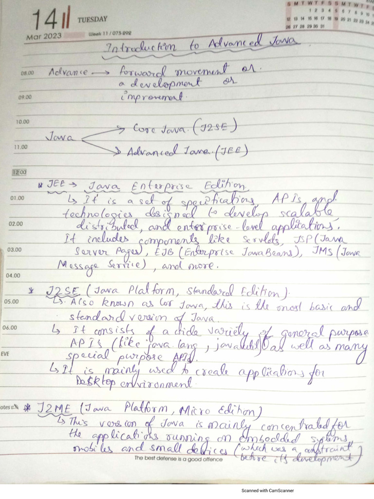 Advanced Java Unit 1 | PDF