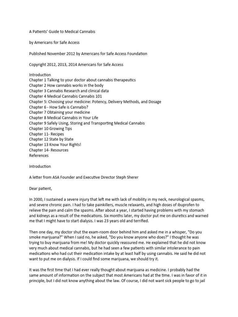 Patient - Guide - Draft 2016SS - JM Edits - References-Nature | PDF ...