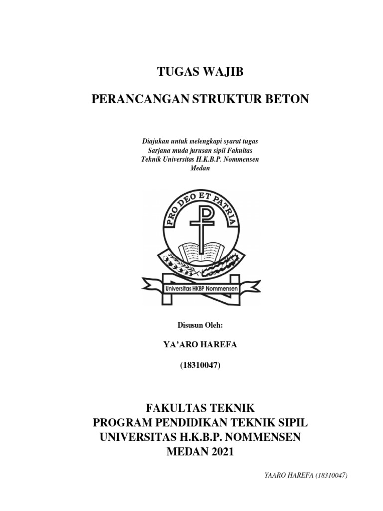 Perancangan Struktur Beton Gedung Sekolah | PDF