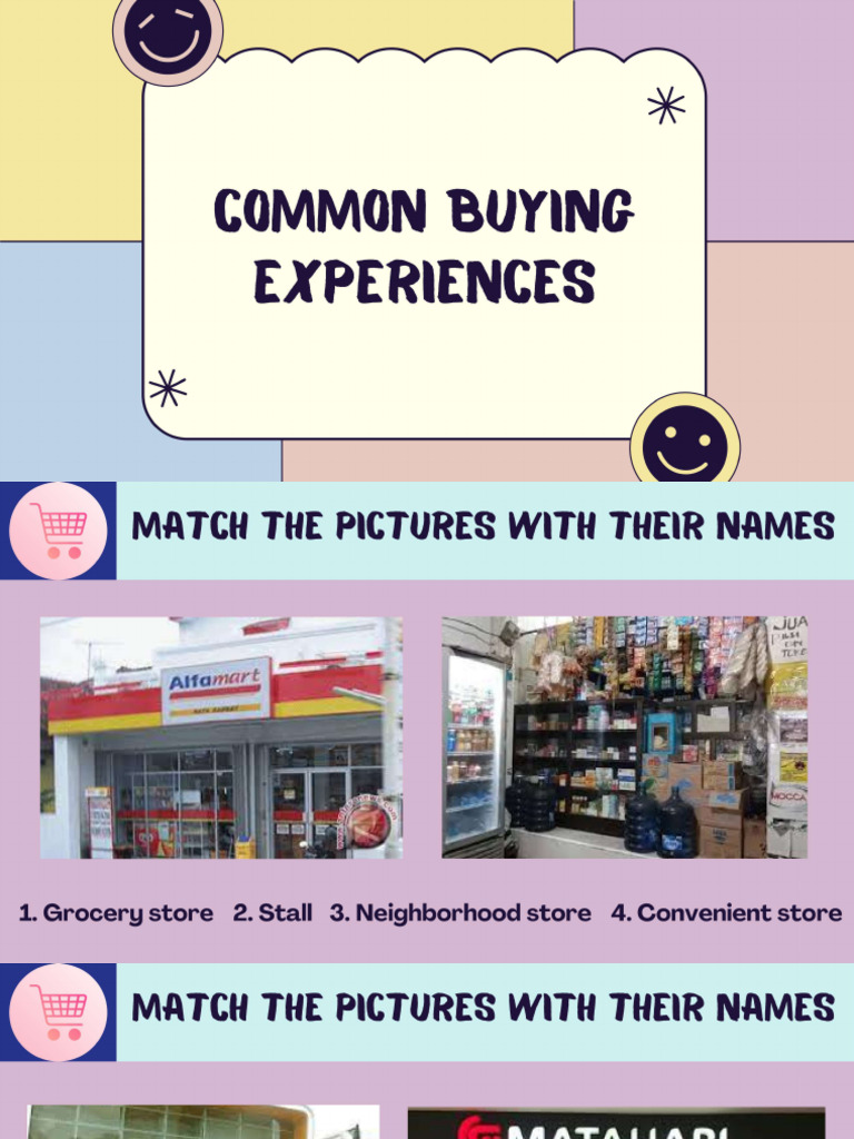 Common Buying Experiences | PDF