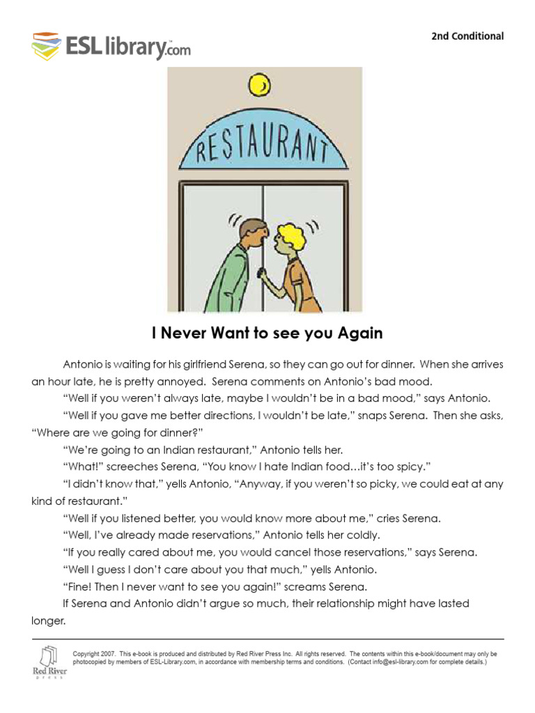 2nd Conditional Stories | PDF