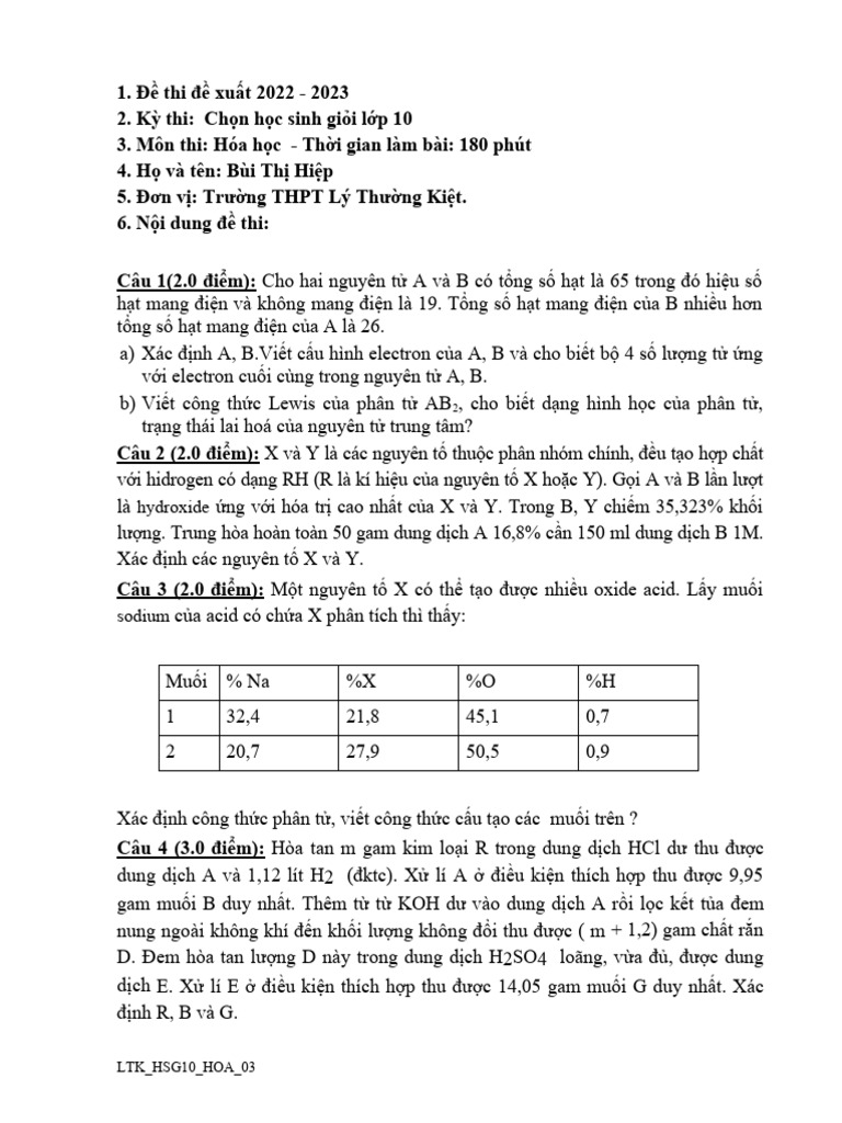 LTK HSG10 Hoa 03 | PDF