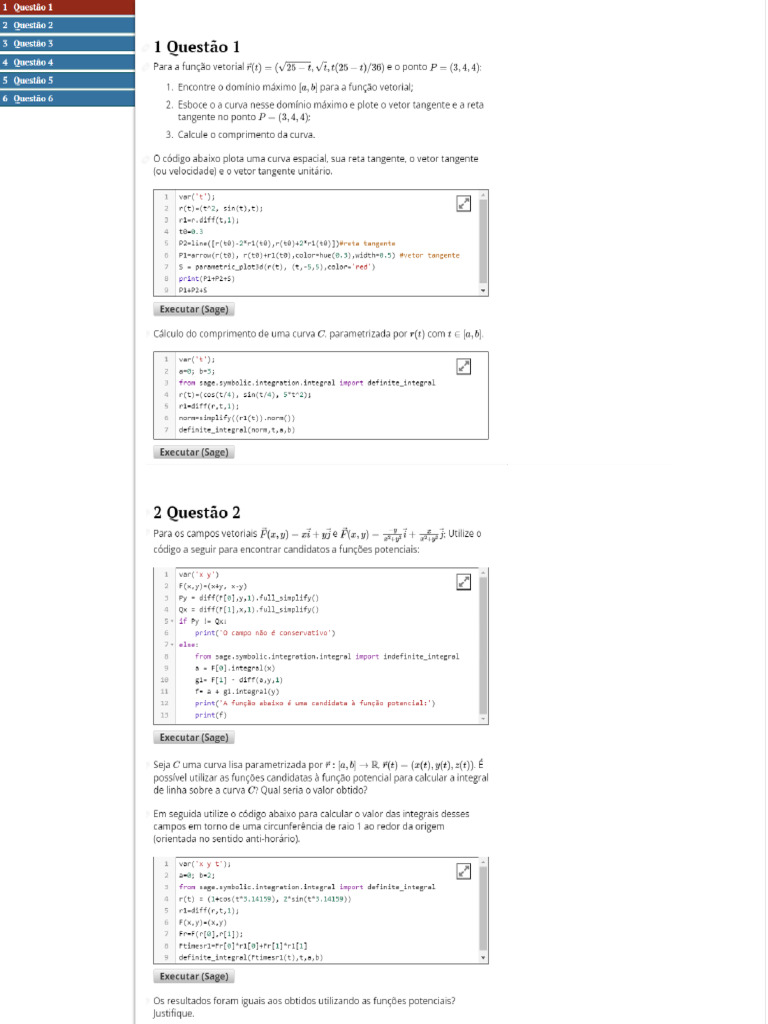 Simulado P1 - Calc 3 | PDF
