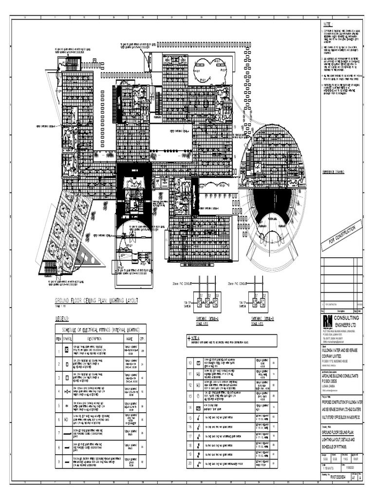 Rm07 2020 E04 GF Lighting Layout Rev A A1 | PDF