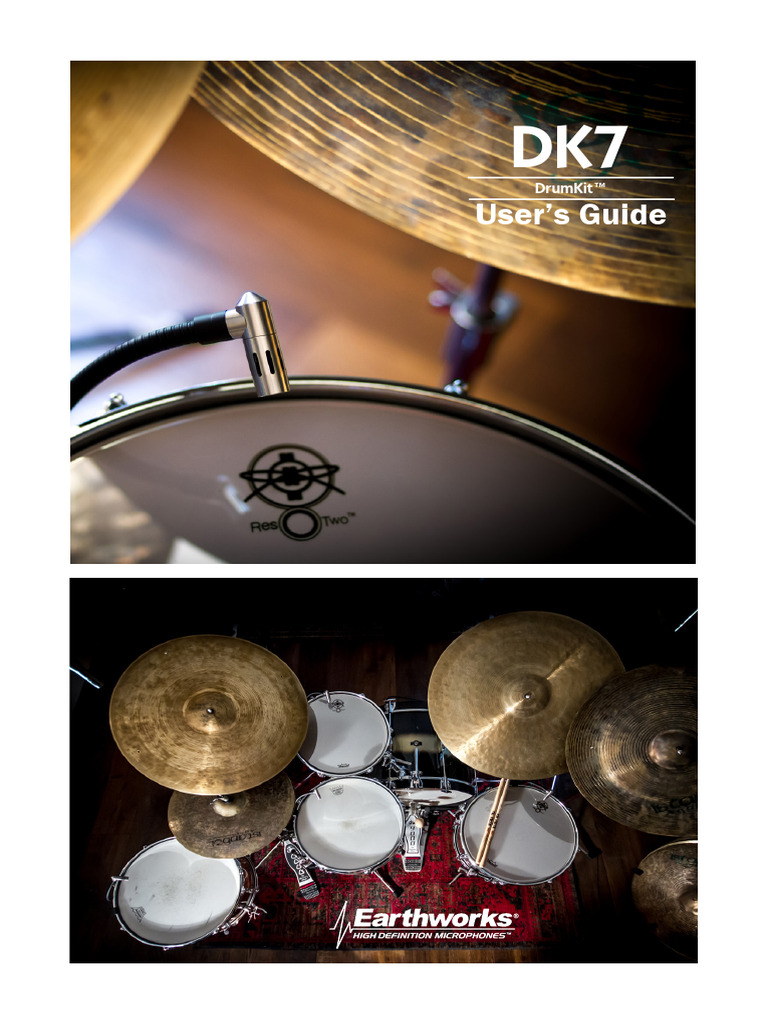 User'S Guide: Drumkit™ | PDF | Microphone | Drum Kit