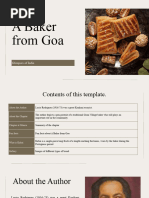 A Baker From Goa - Glimpses of India | PDF | Breads | Cuisine