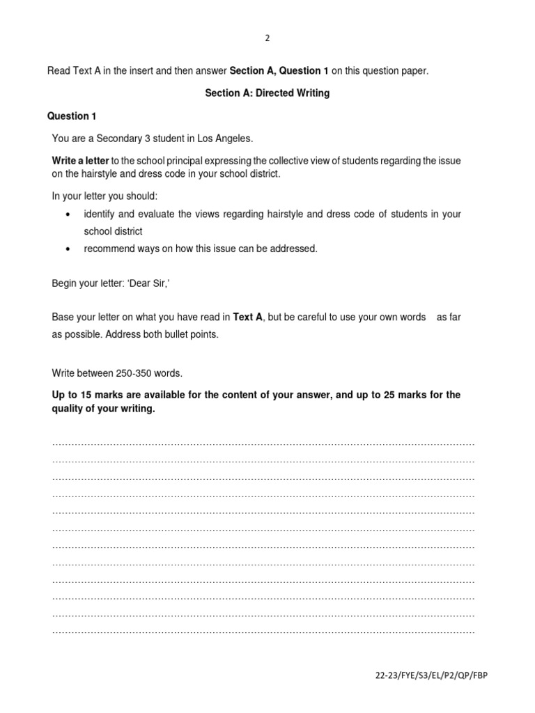 22-23 Fye S3 El P2 QP FBP | PDF