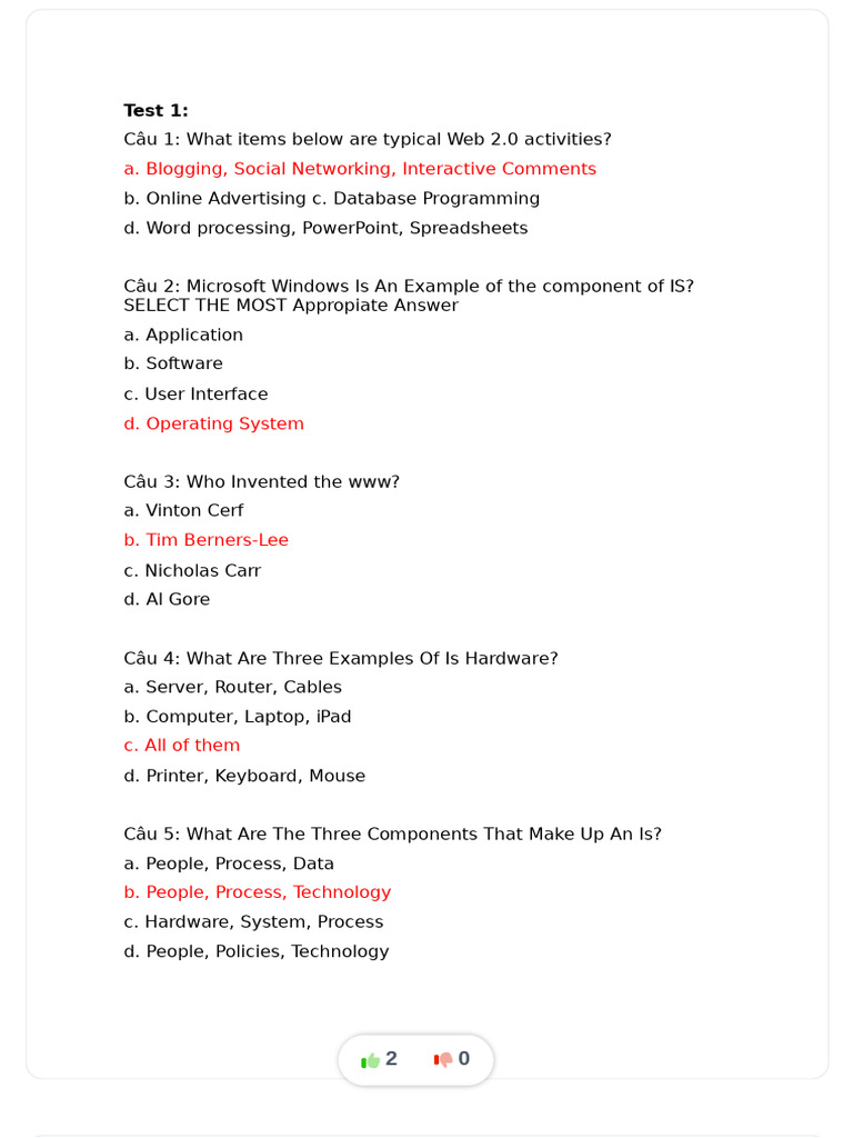 File Quizz File Trac Nghiem Compress | PDF | Databases | Input/Output