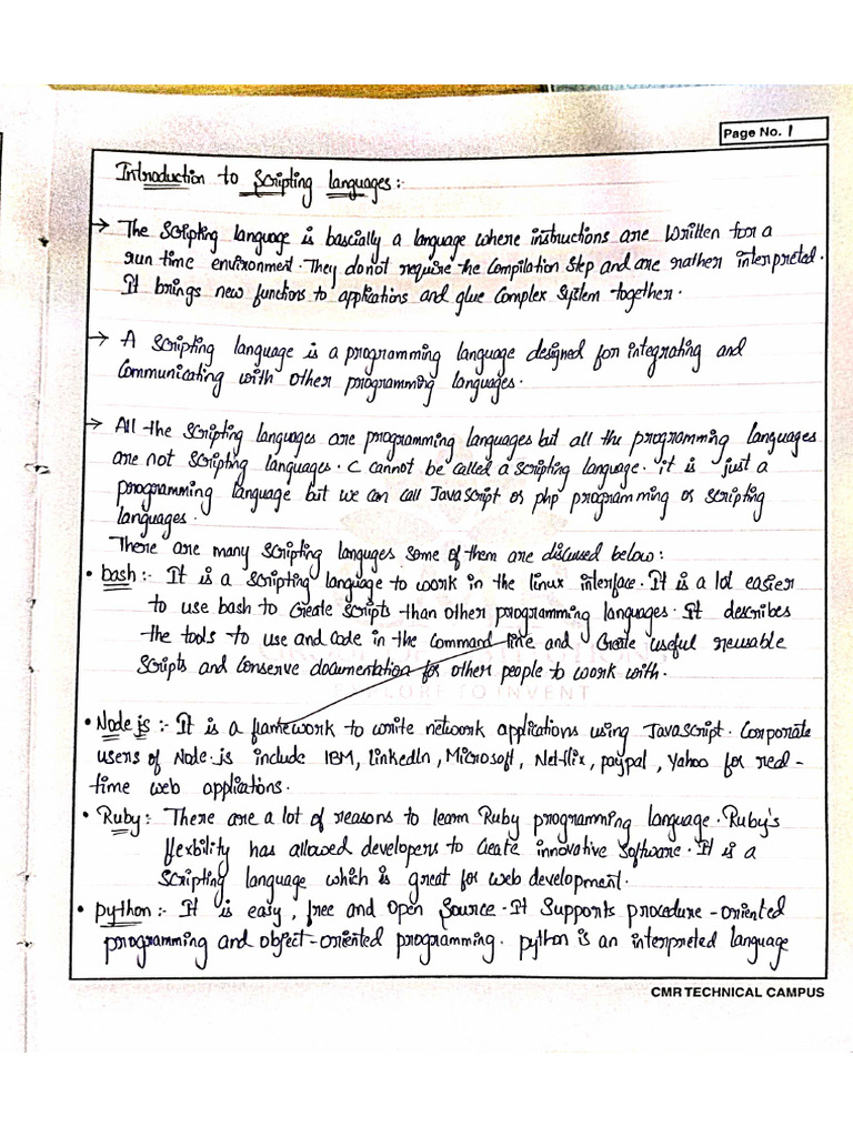 Scripting Language | PDF Scripting Language | PDF