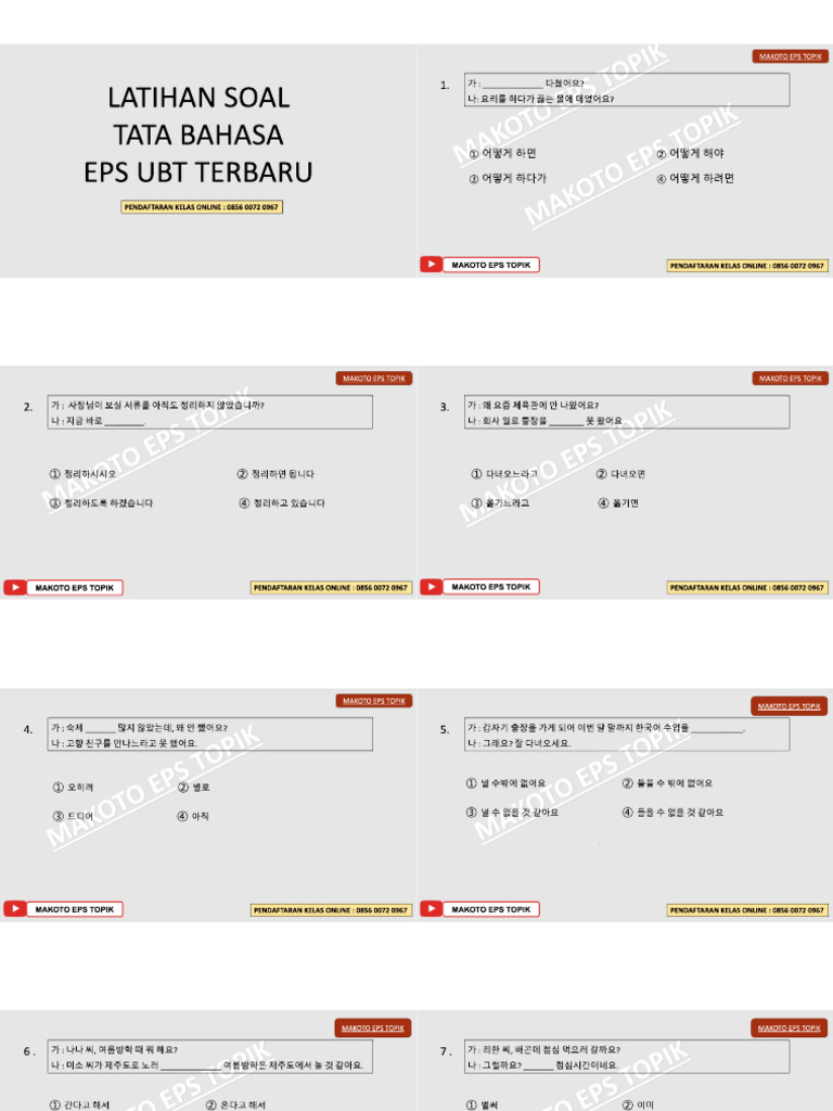 Soal Binkhan 1 Cetak | PDF
