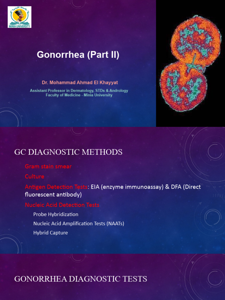 Gonorrhea (Part II) | PDF | Immunology | Medical Specialties
