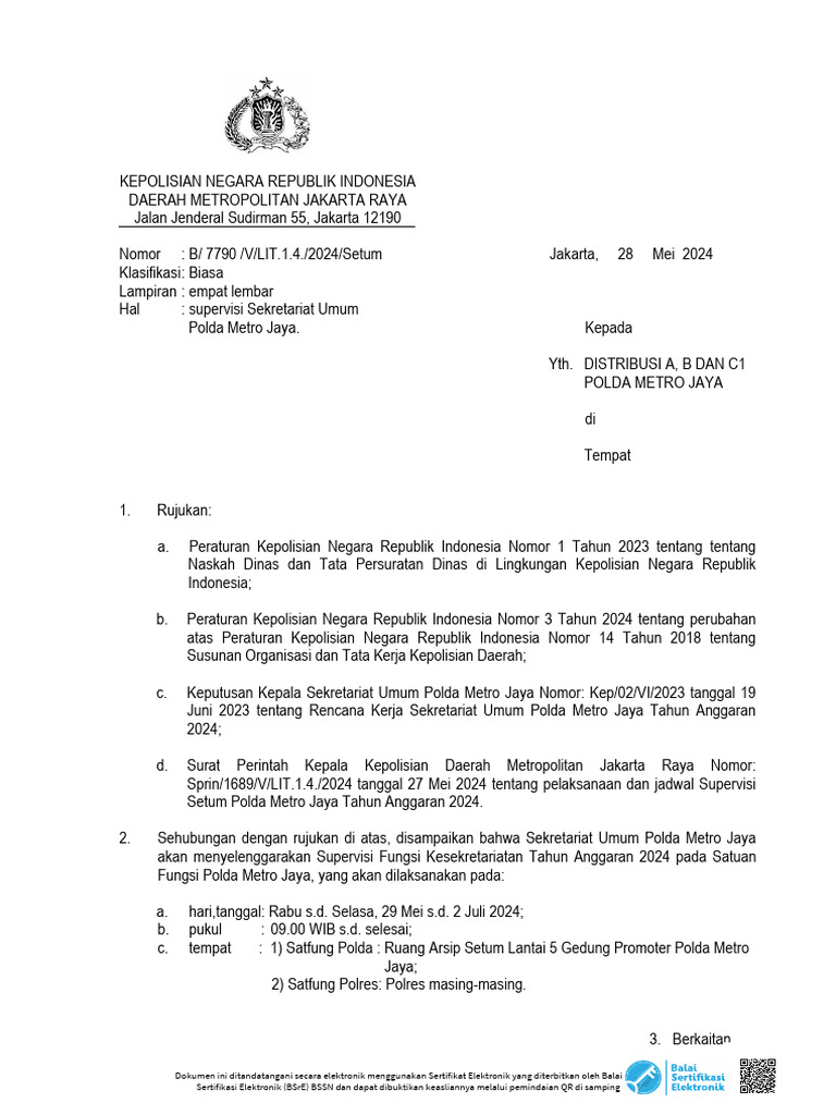 Supervisi Setum Pmj 2024 | PDF