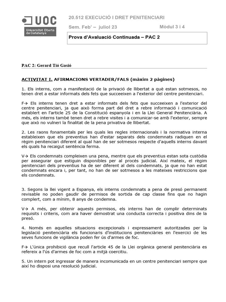 20.512 PAC2 Tio Gasio | PDF