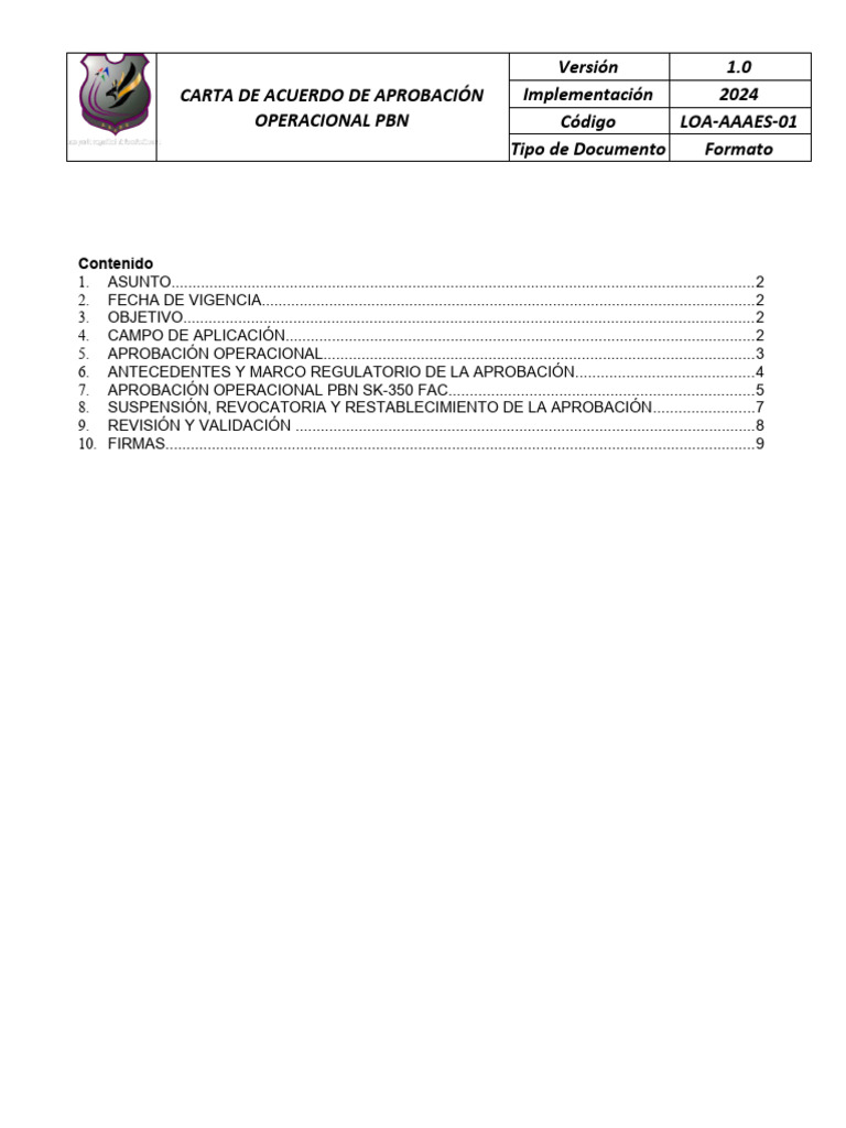 Loa PBN | PDF | Equipo | Ingeniería de Sistemas