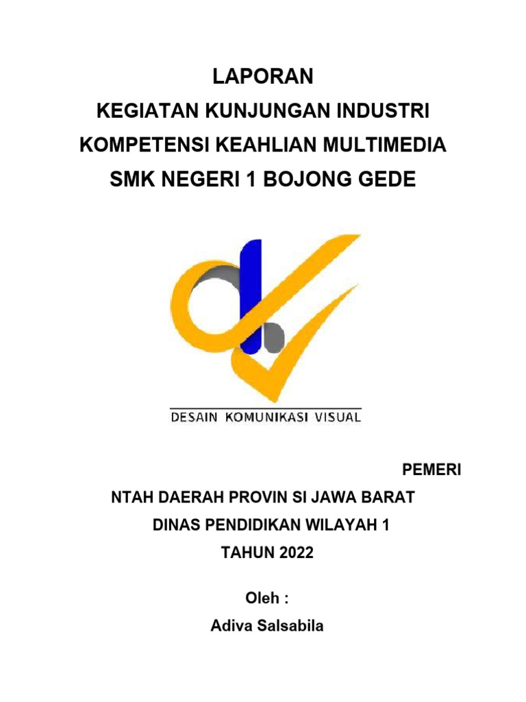 Format Laporan Kunjungan Industri Adiva | PDF
