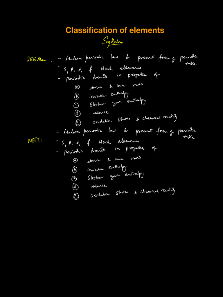 Classification of Elements Complete | PDF | Electron Configuration ...