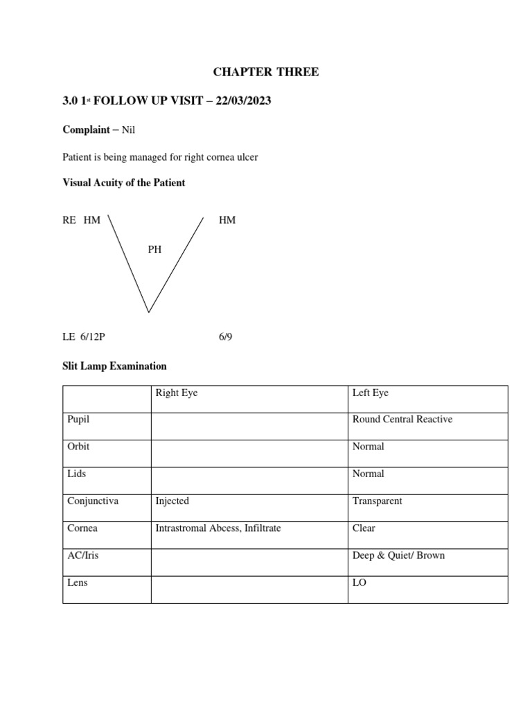 Chapter Three (Adewunmi Omolara) | PDF | Cornea | Sensory Organs