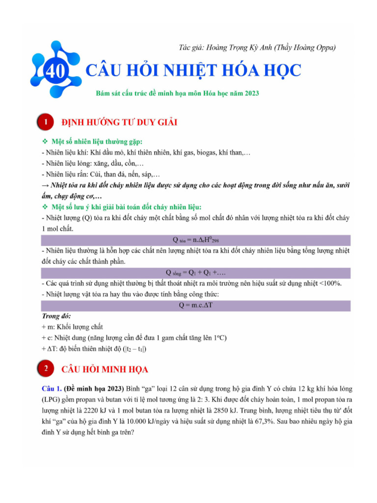 Cac Dang Moi Du Doan Trong de Thi 2024 | PDF